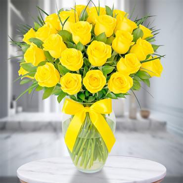 Florerias en Cabo San Lucas | Flores a Cabo San Lucas Jarrón de Rosas ...